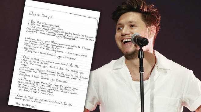 Niall Horan's New Song 'Nice To Meet Ya' Full Lyrics - Capital Niall Horan's New Song 'Nice To Meet Ya' Full Lyrics - Capital